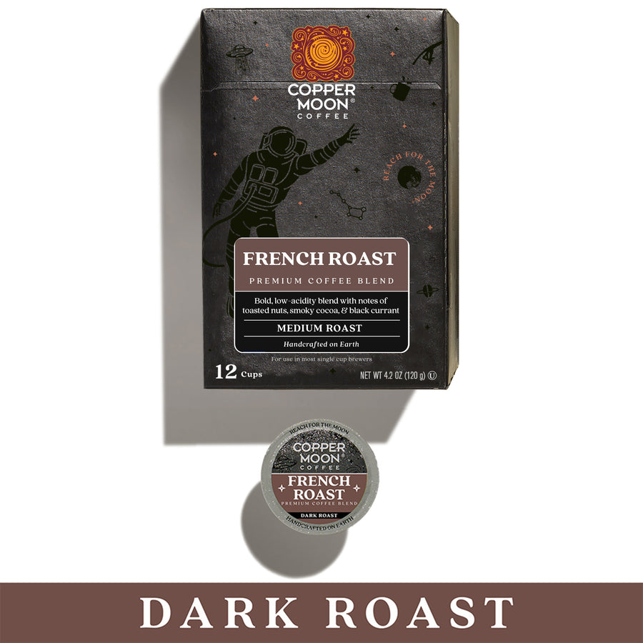Dark Roast Coffee - Whole Beans, Ground, Single Serve Cups – Copper ...