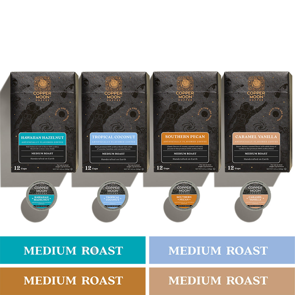 Flavor Lover’s Variety Pack Single Cup – Copper Moon Coffee
