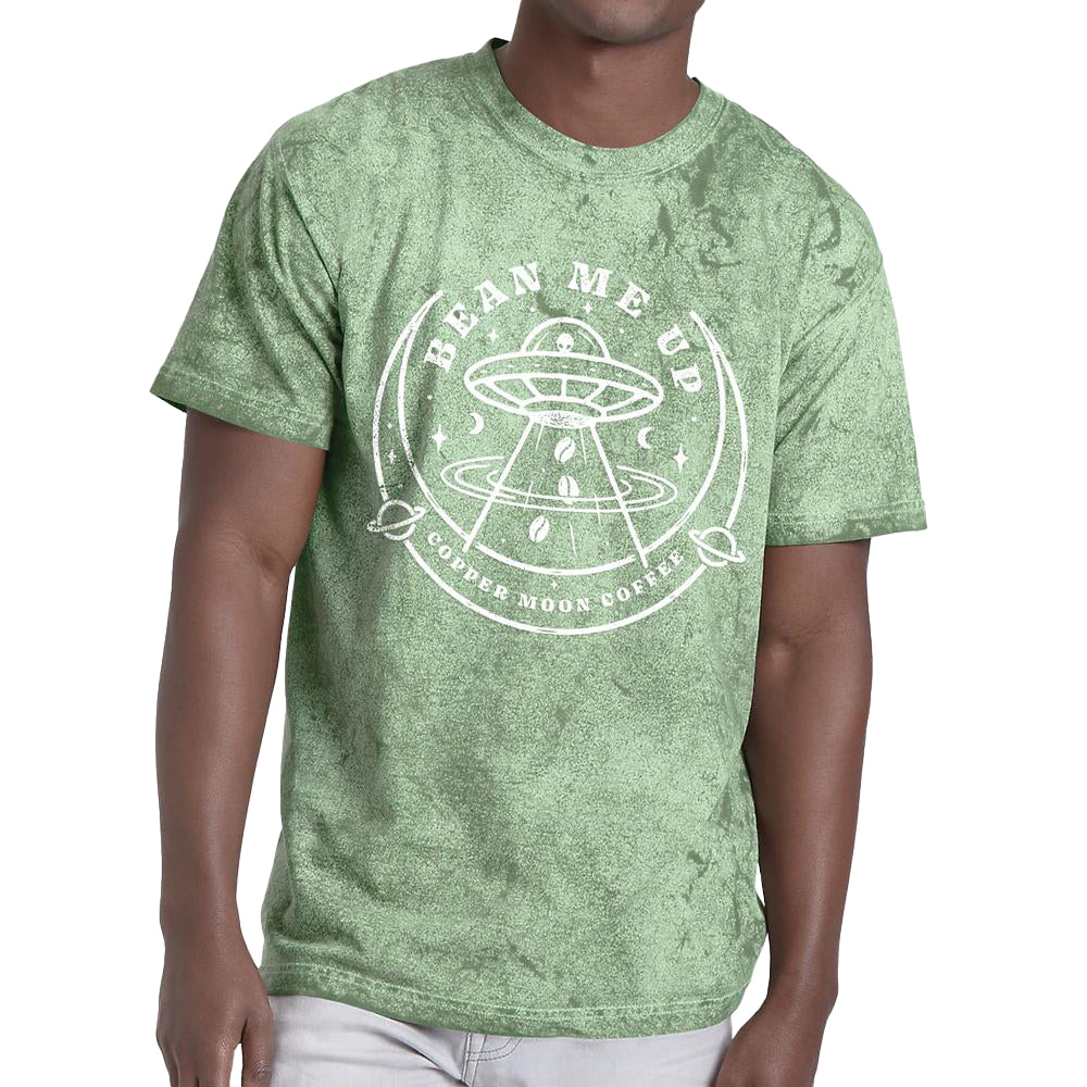Bean Me Up Cosmic Color T-Shirt – Copper Moon Coffee