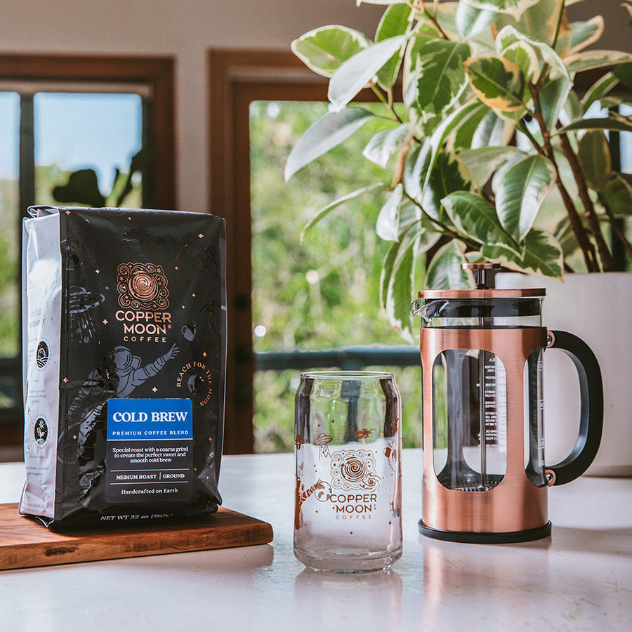 Cold Brew Can Glass – Copper Moon Coffee