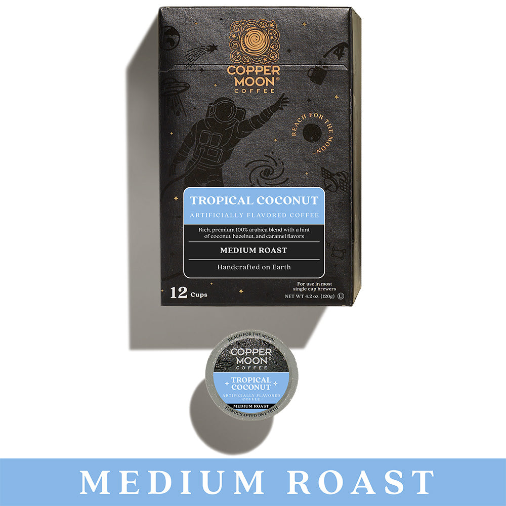 Tropical Coconut Single Cup | Copper Moon Coffee